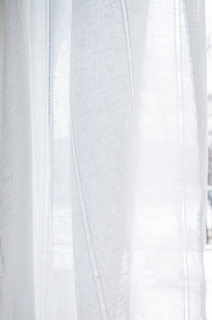 Linen curtain fabric 16С79