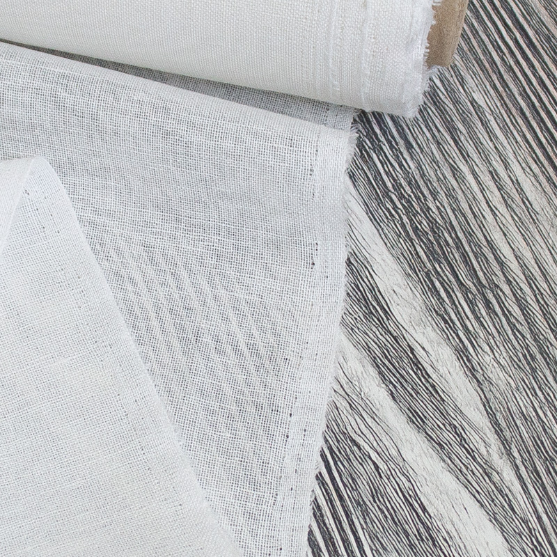 Sheer Gauze Linen with Cotton